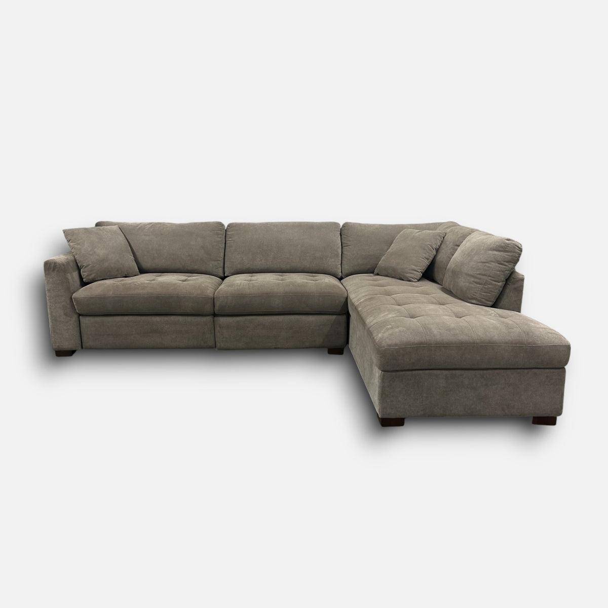 Thomasville Miles Sectional with Power Footrests – Cole's Couches